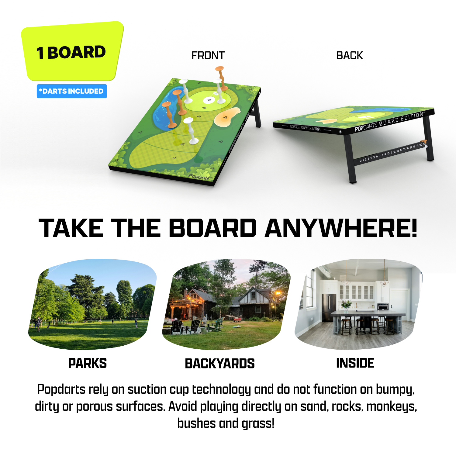 PopGolf Board Set – Mix Popdarts with Golf Fun