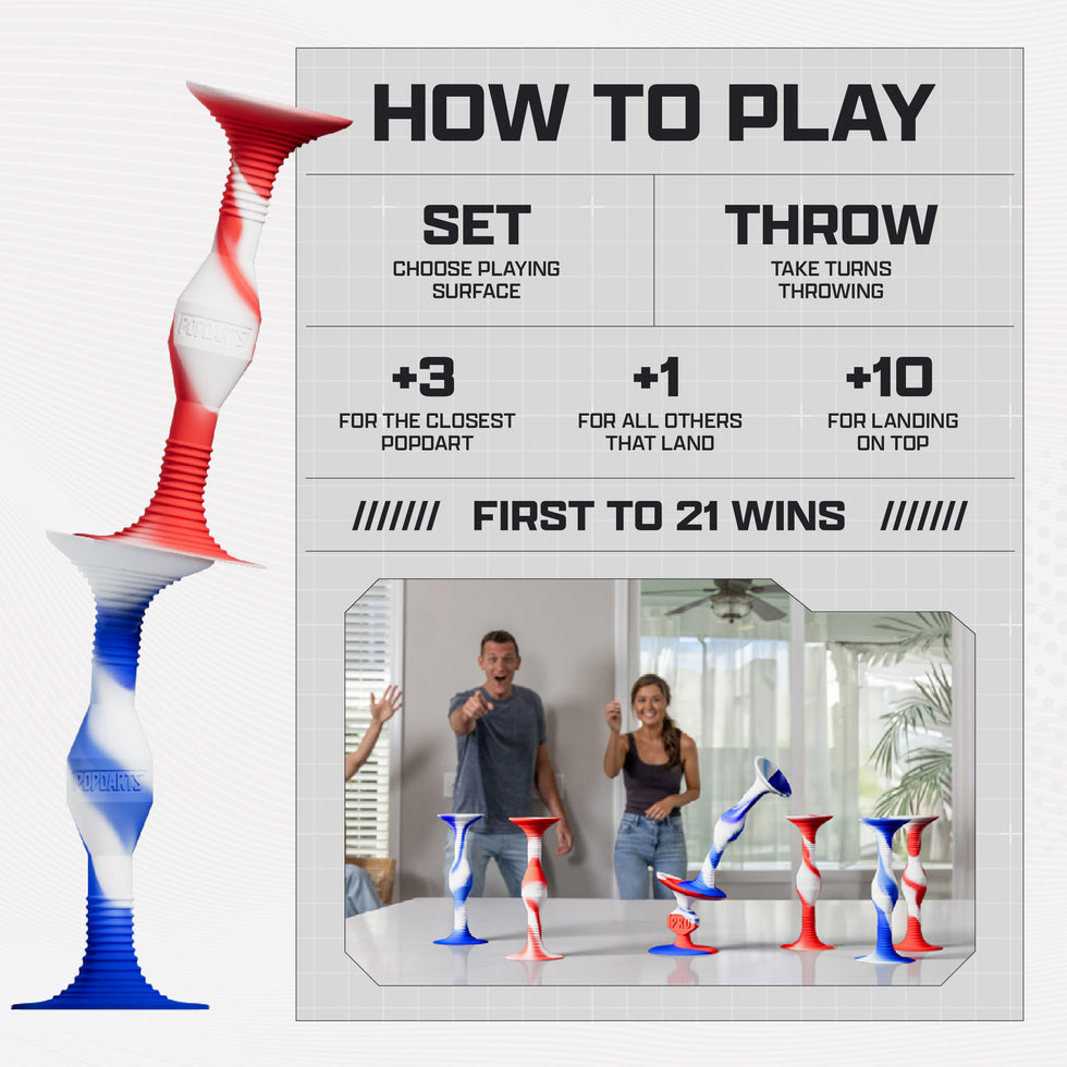 Popdarts® – The Ultimate Suction-Cup Dart Game for All Ages