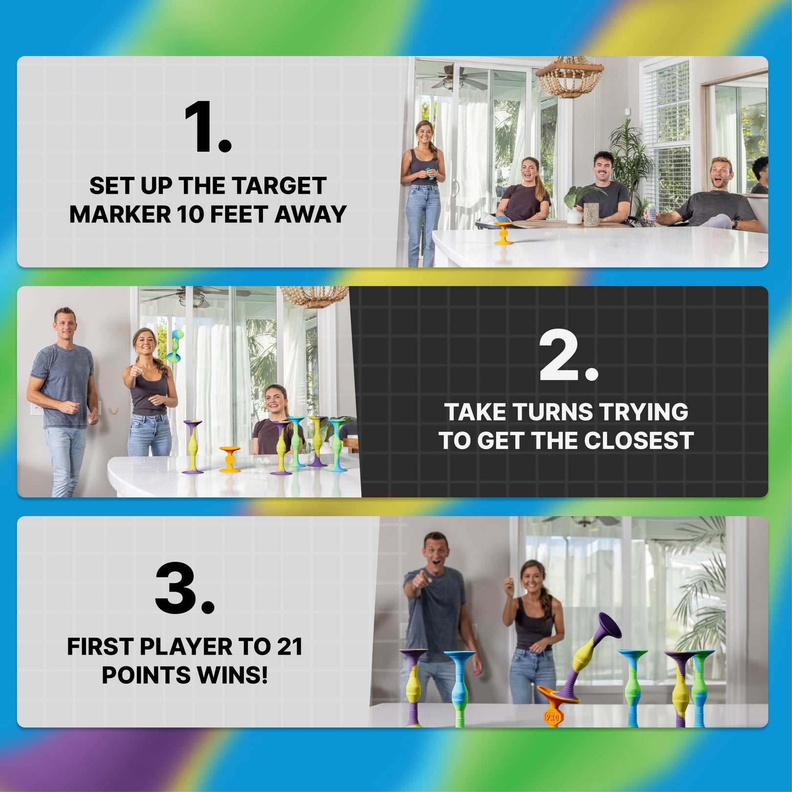 Popdarts® – The Ultimate Suction-Cup Dart Game for All Ages