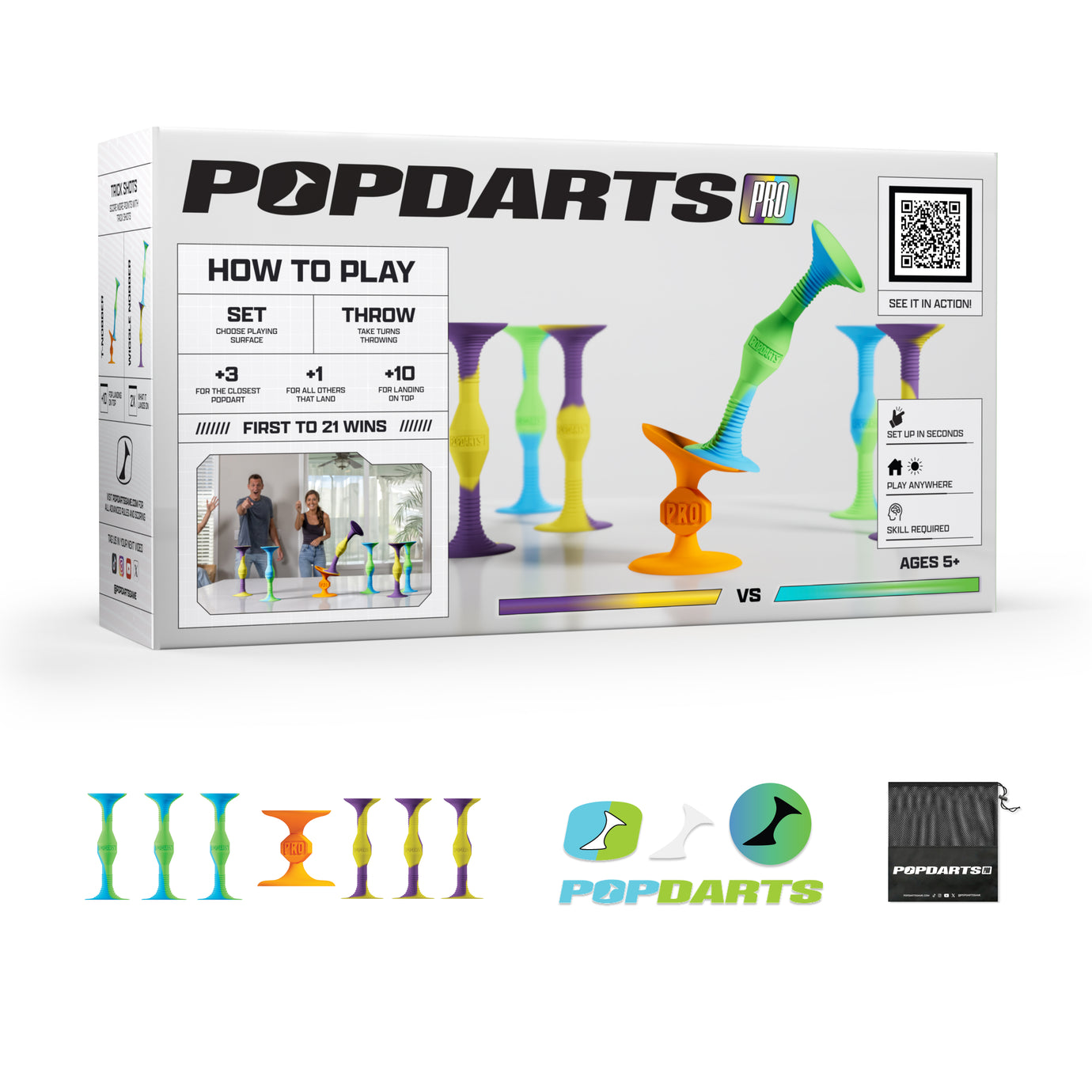Popdarts® – The Ultimate Suction-Cup Dart Game for All Ages